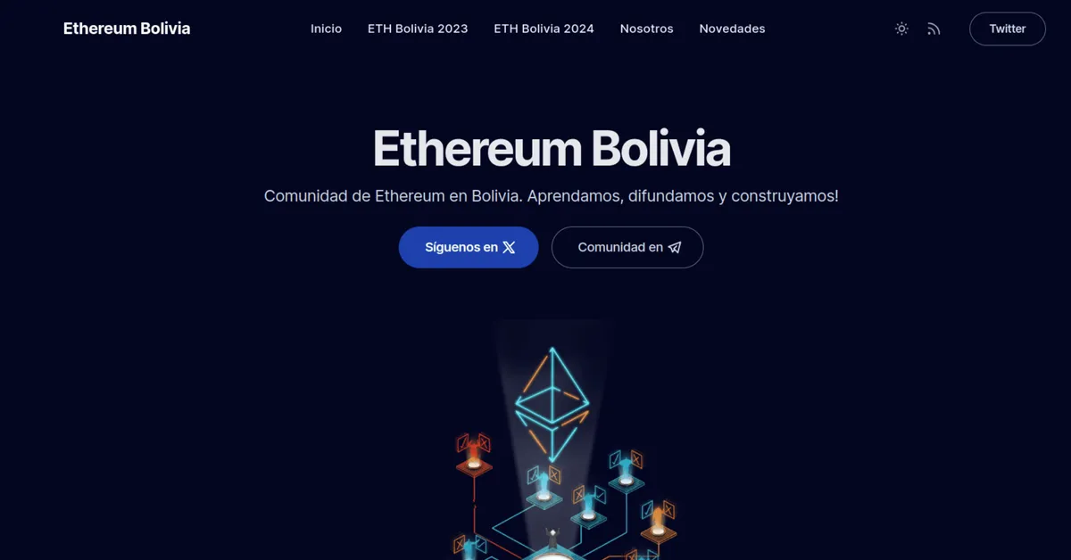 ETH Bolivia - Website de la comunidad.